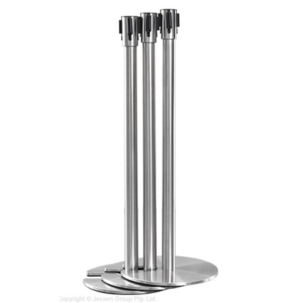 U-shaped Base Retractable Belt Barrier Stanchion