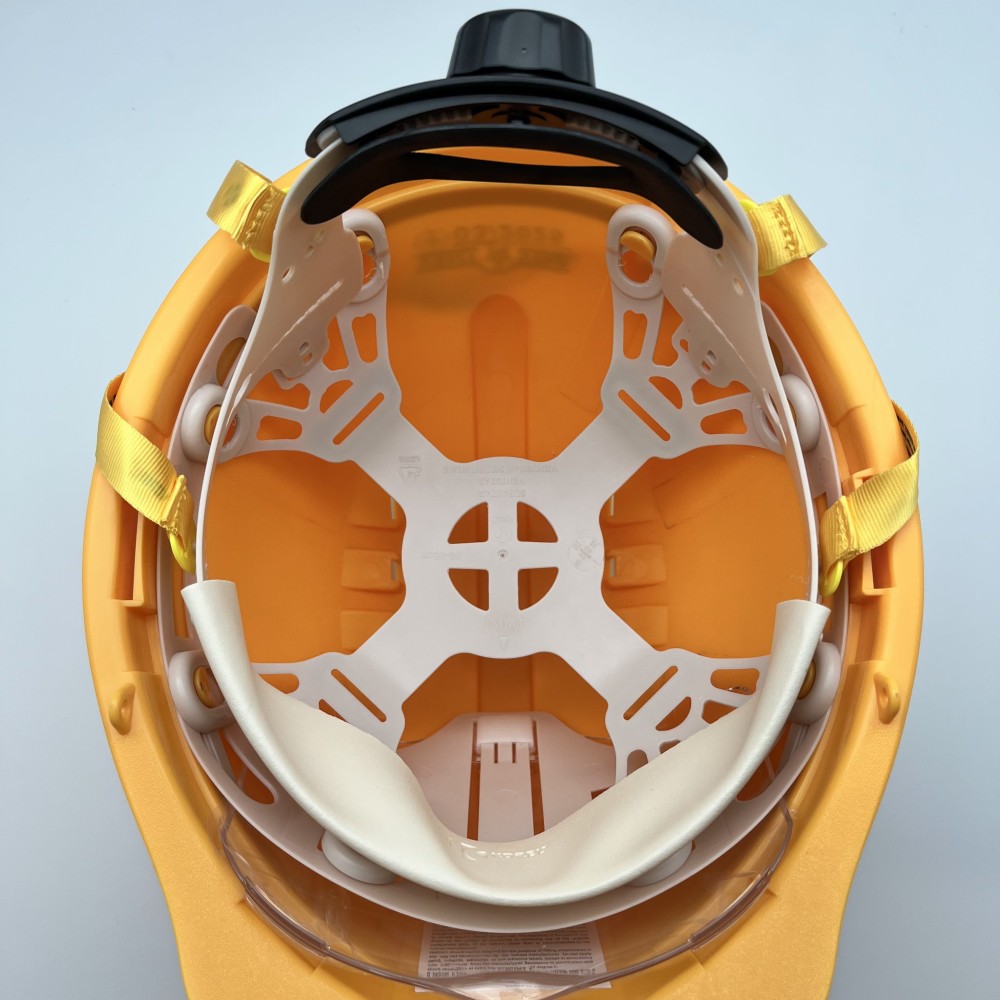 Korel VentStar Short Peak Helmet with Y-Chin Strap and Retractable Visor