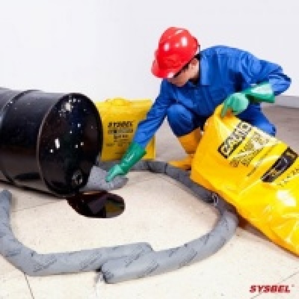 Sysbel SKIT001W / SKIT001Y / SKIT001G 11.5Gal Portable Spill Kit