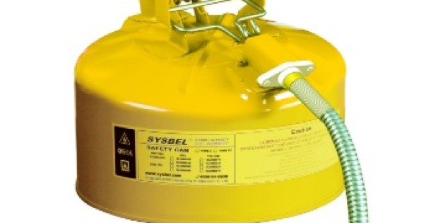 Sysbel® SCAN003Y 2.5Gal Type II Safety Can (Yellow)